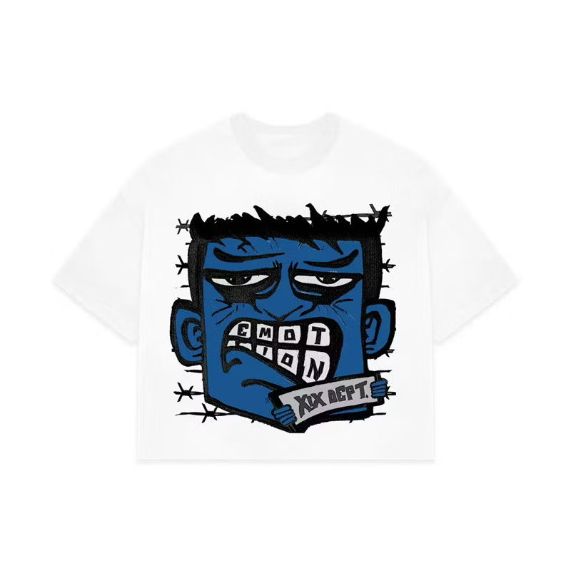 [New] Mixed Emotion Boxy Cropped Tee – EC RACK