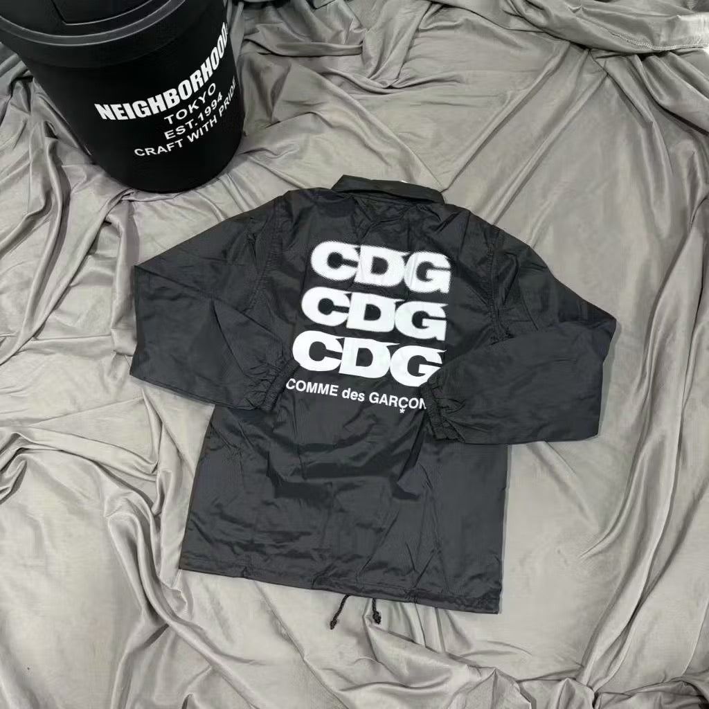 CDG Coach Jacket (Black) – EC RACK