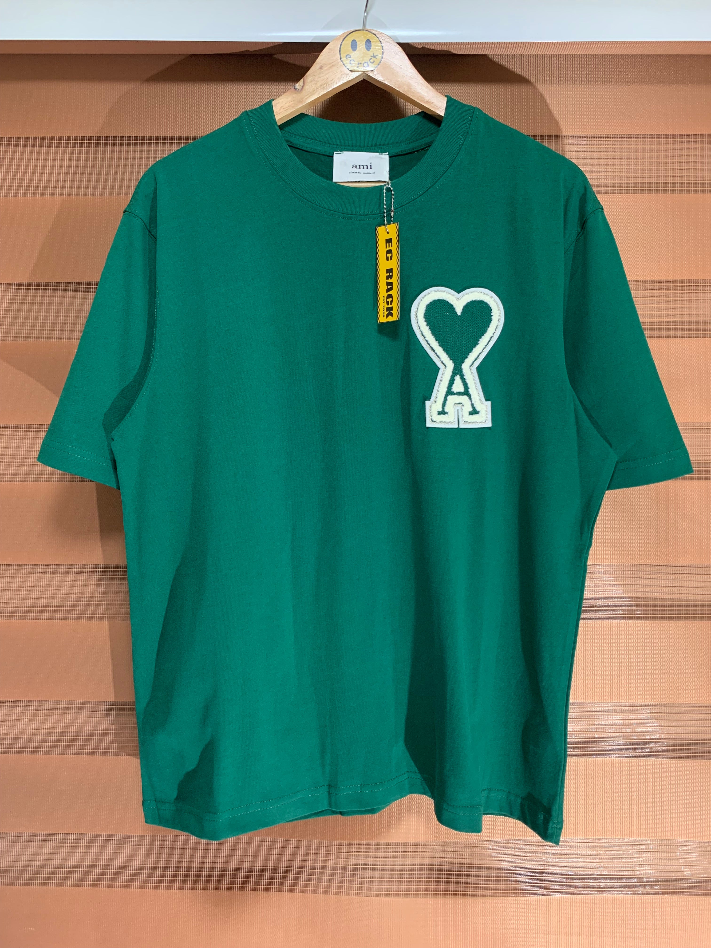 [New] Ami Heart Logo Tee (Green) – EC RACK