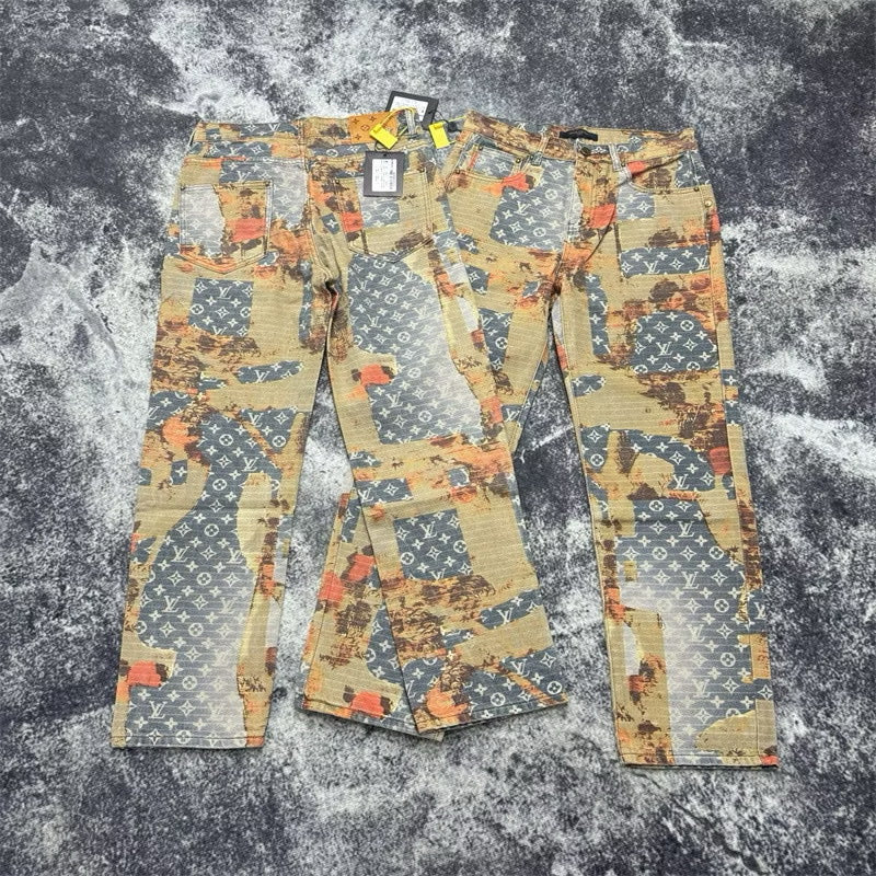 [New] Louis Vuitton Monogram Denim Pants – EC RACK
