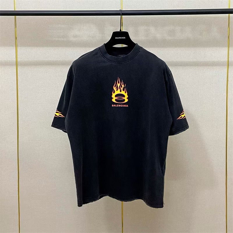 [New] Balenciaga ‘Flame’ Tee – EC RACK