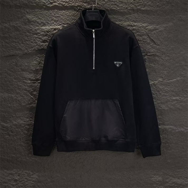 [New] Prada Quarter Zip Sweatshirt – EC RACK