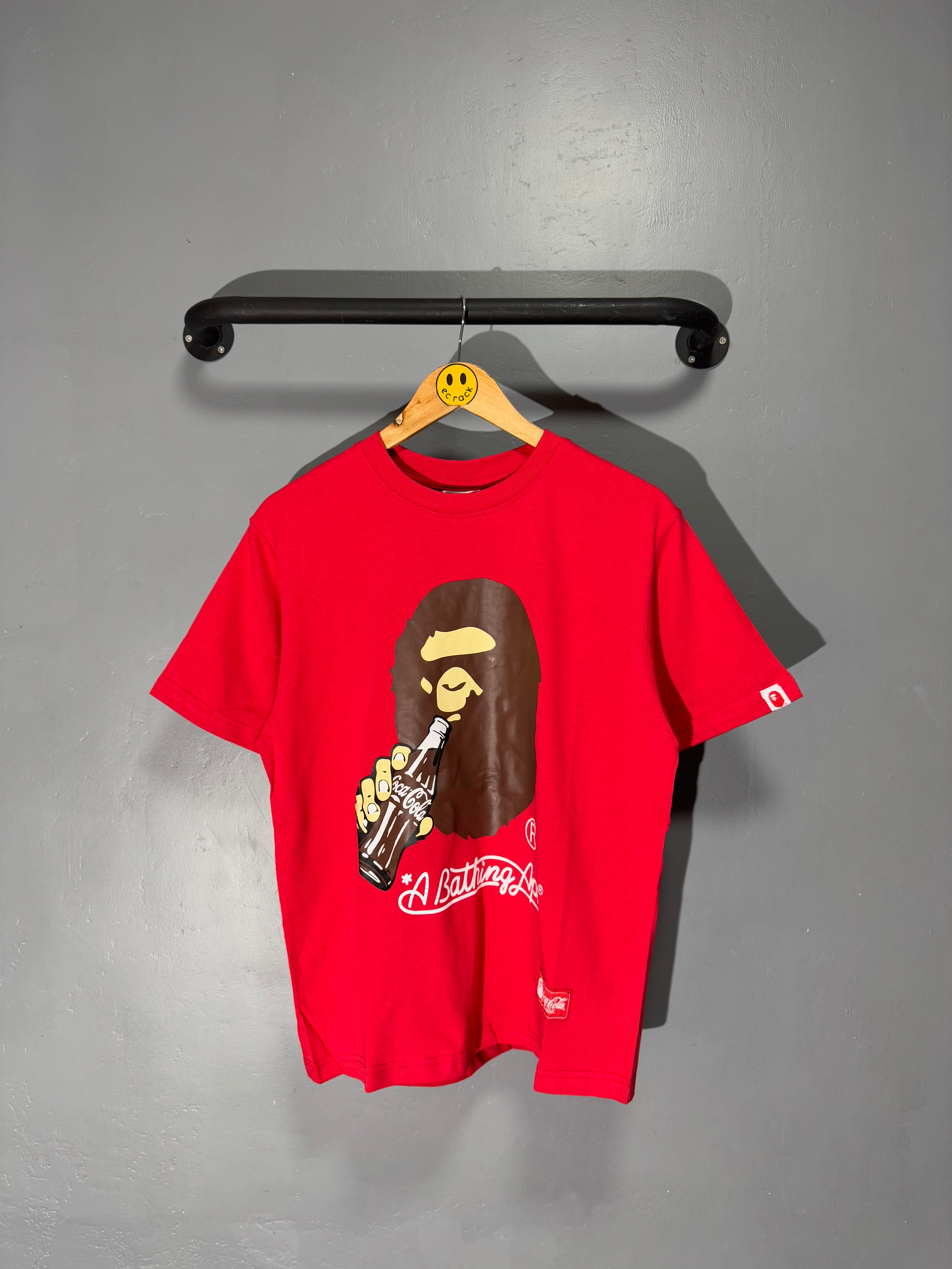 [New] Bape x Coke Tee (Red) – EC RACK