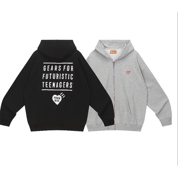 [New] Human Made Zip Up Hoodie – EC RACK